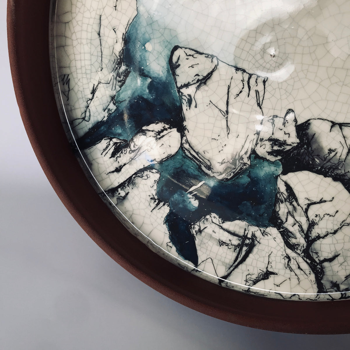Maps & Cracks Dish – Stephen Farnan Studio