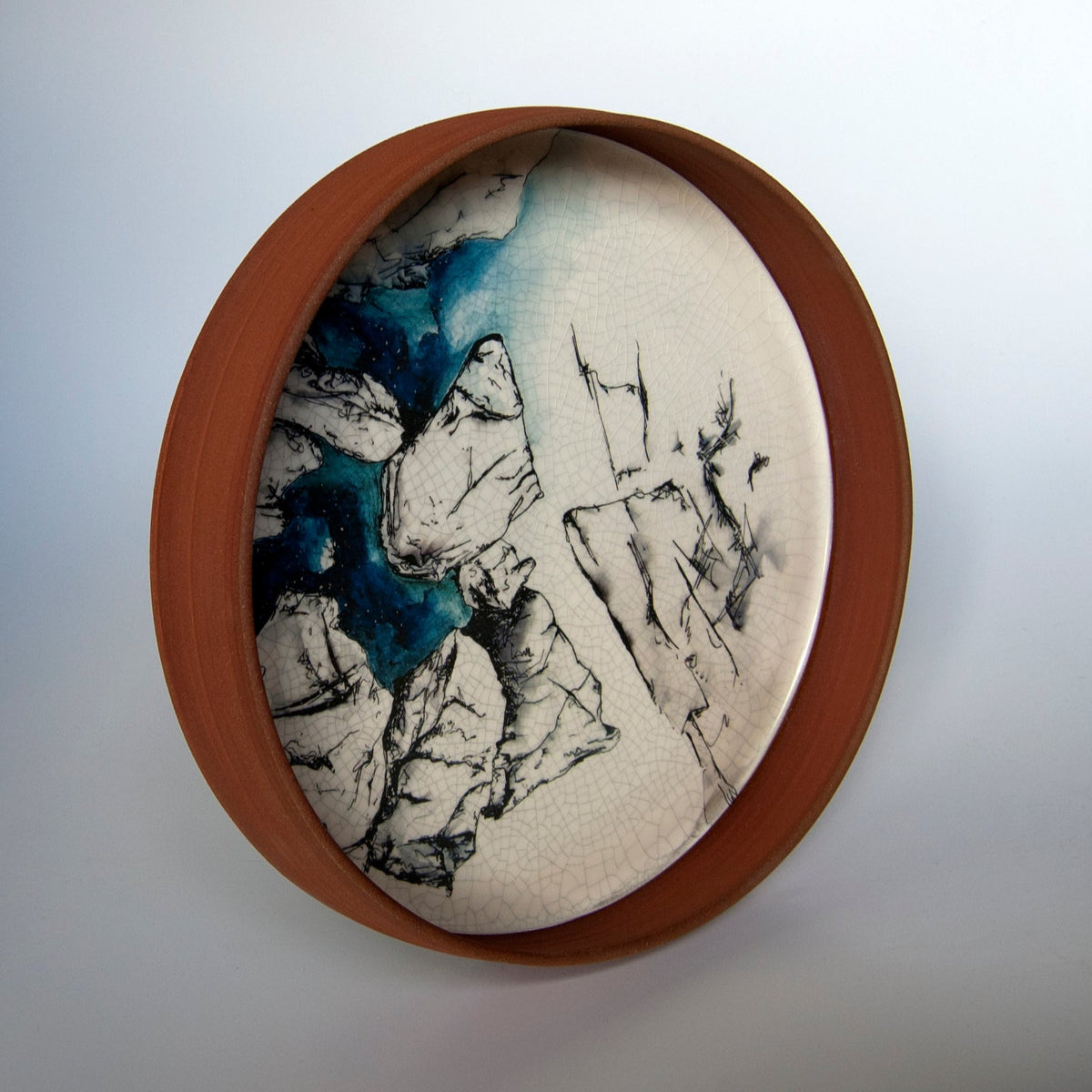 Maps & Cracks Dish – Stephen Farnan Studio